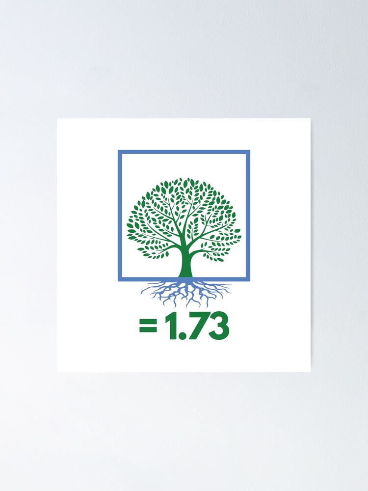 "Funny Math Jokes: Square Root of Tree " Poster for Sale by ...