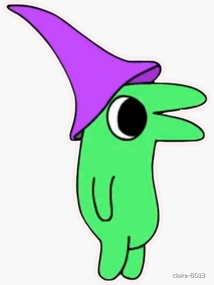 "Gleb Smiling Friends Sticker" Sticker for Sale by claire-8013 | Redbubble