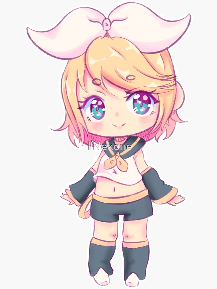 "Rin Kagamine" Sticker by llNekone | Redbubble