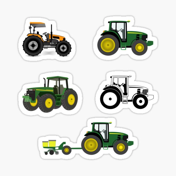 "Tractor Sticker Pack" Sticker for Sale by TeesMi | Redbubble