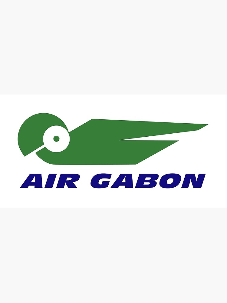 Poster « AIR GABON Vintage Logo Compagnie aérienne de Libreville, Gabon ...