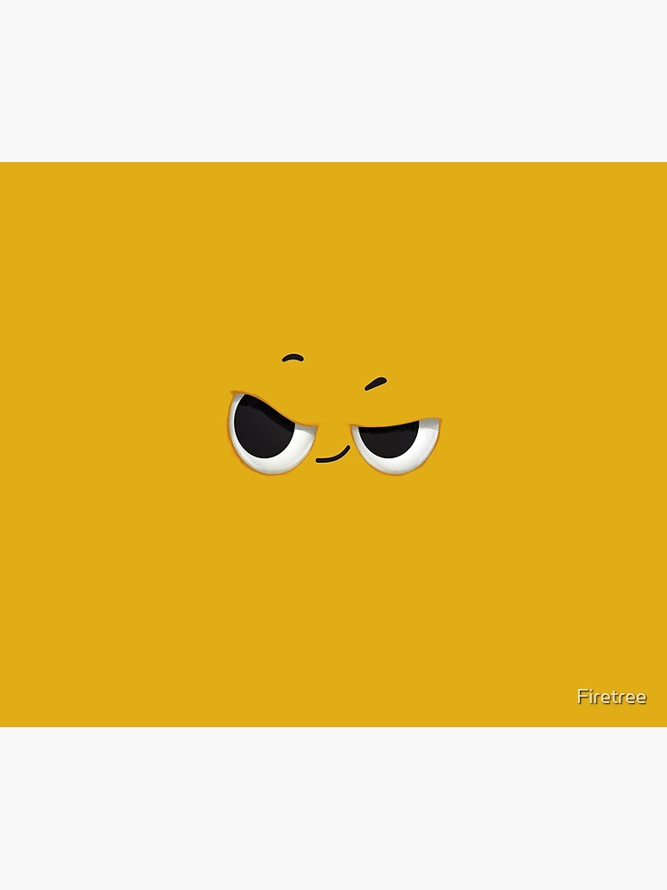 "Yellow Determined Face" Poster for Sale by Firetree | Redbubble