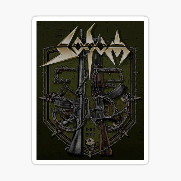 "Metal SO Rock Dom" Sticker by QiuQia | Redbubble