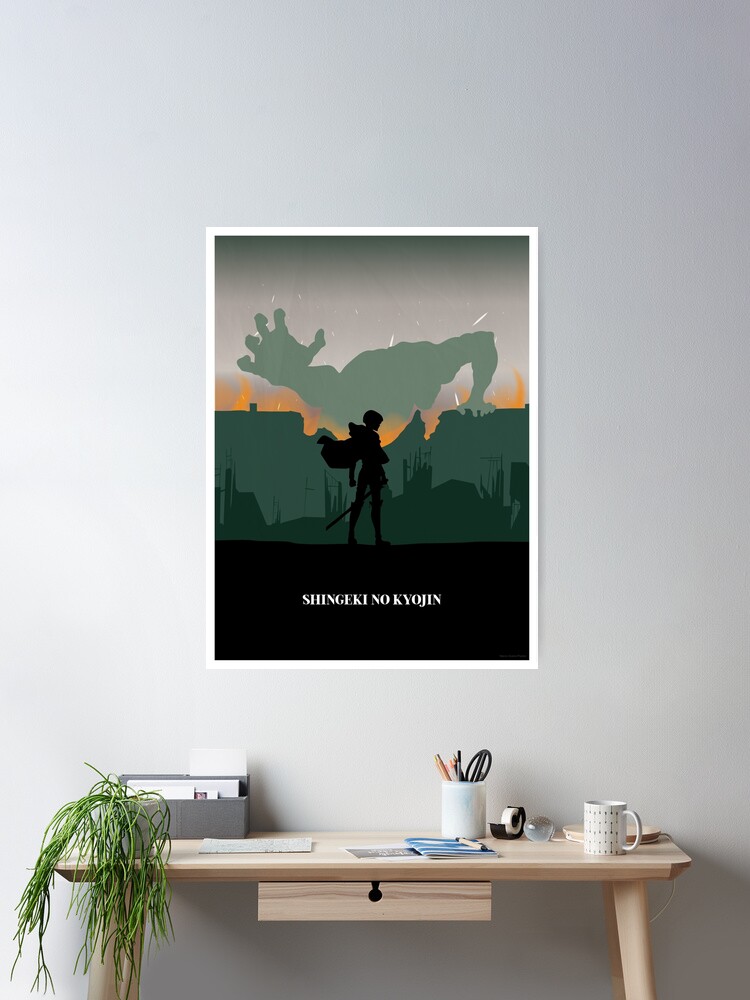 "SNK, l'attaque des titans Minimal poster" Poster by manonpradier ...