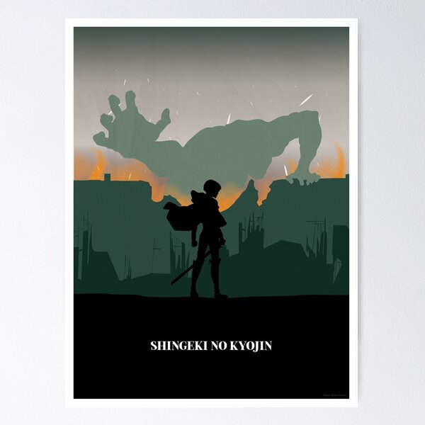 "SNK, l'attaque des titans Minimal poster" Poster by manonpradier ...