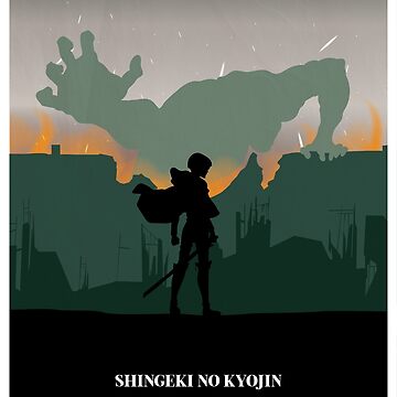 "SNK, l'attaque des titans Minimal poster" Poster by manonpradier ...