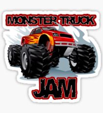 Monster Jam Stickers | Redbubble