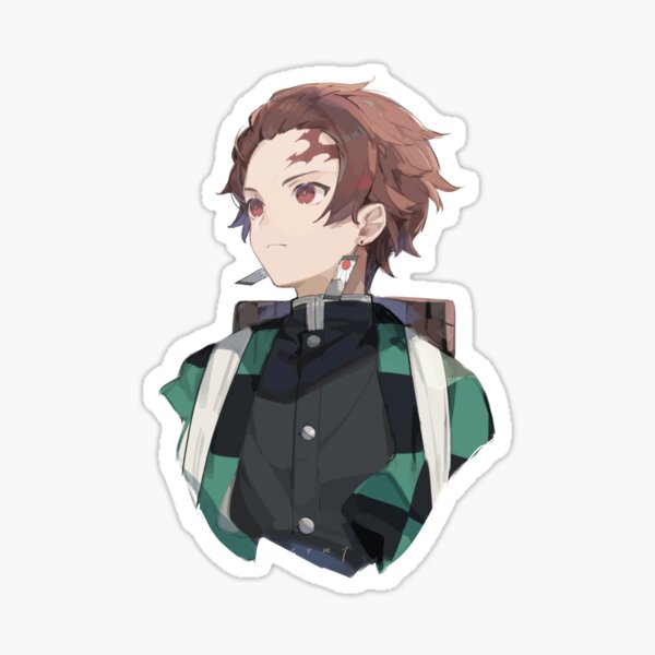 "Tanjiro Kamado Demon Slayer : Kimetsu No Yaiba Anime" Sticker by ...
