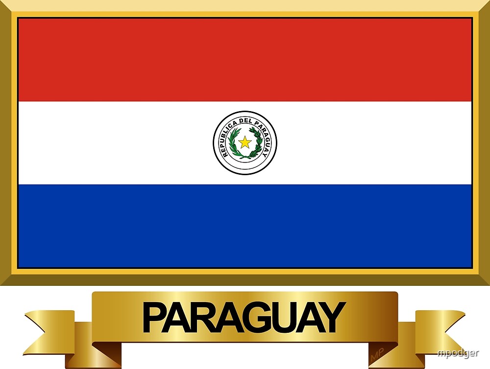 "PARAGUAY Flag Gifts, Masks, Stickers & Products (N)" by mpodger ...