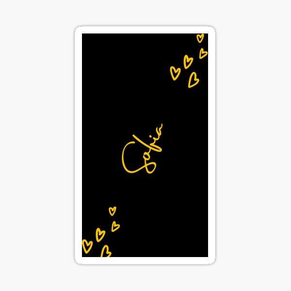 "Sofia" Sticker for Sale by boki987 | Redbubble