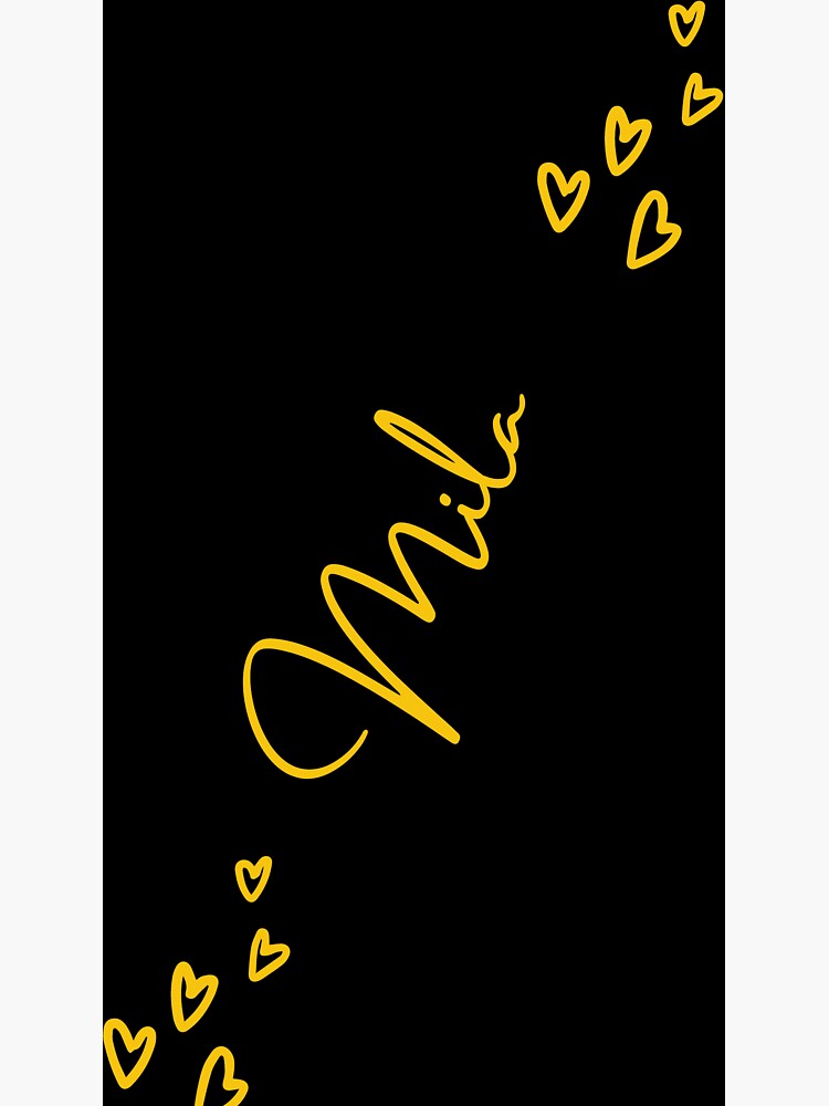 "Mila" Sticker by boki987 | Redbubble