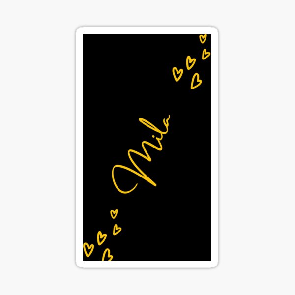 "Mila" Sticker by boki987 | Redbubble