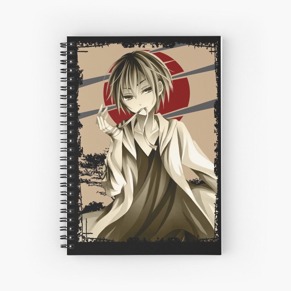 "Aoba Kuronuma Durarara DRRR Retro Landscape Design" Spiral Notebook by ...