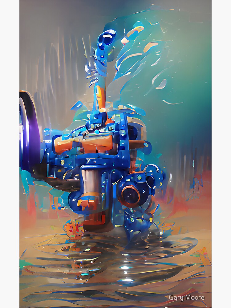 "Water Mech 003" Sticker by TeesMi | Redbubble