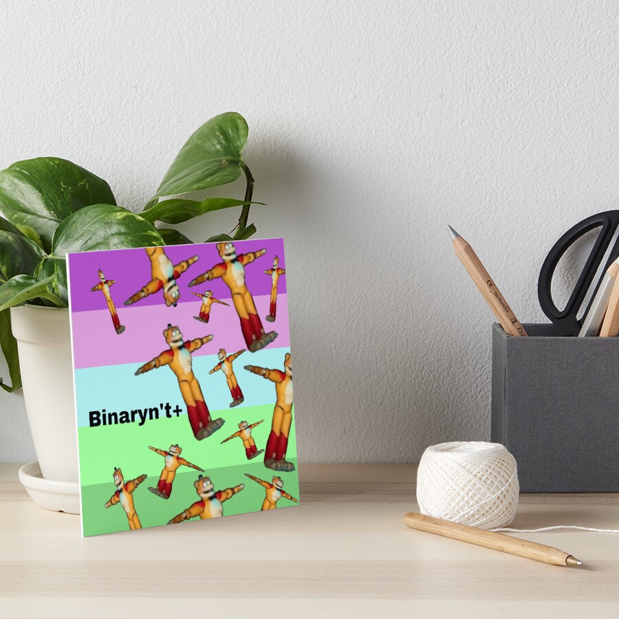 "Glamrock Freddy Fazbear Toric Pride Flag" Art Board Print by ...