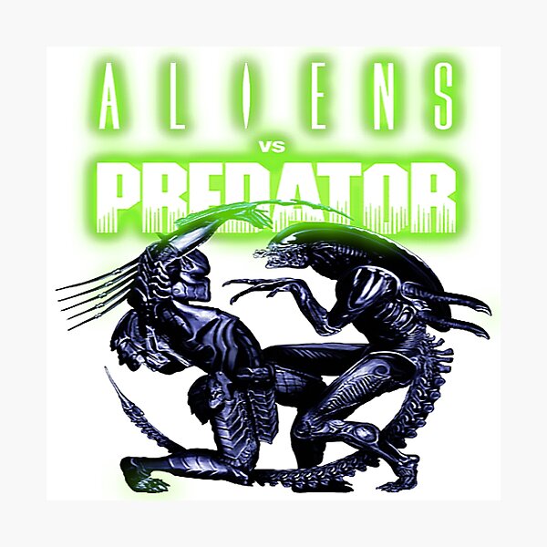 Lámina fotográfica «Película del logotipo del símbolo Aliens versus ...