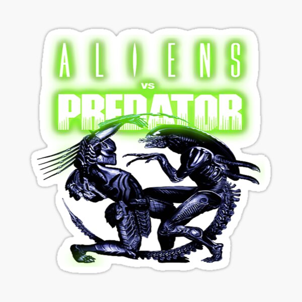 "Aliens versus Predator symbol logo movie " Sticker for Sale by masylom ...
