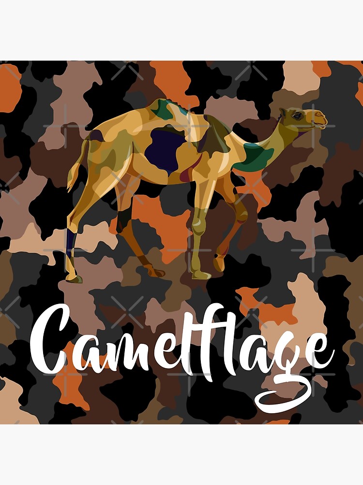 "Camelflage" Poster for Sale by Store-Designify | Redbubble