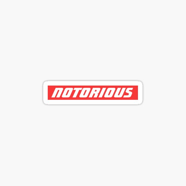 "Conor McGregor UFC Notorious Desgin" Sticker for Sale by NickNateDiaz ...