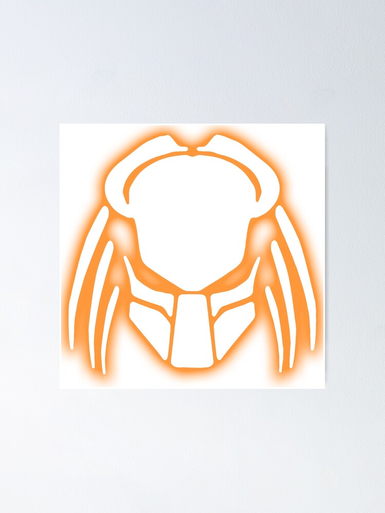 "Predator symbol logo movie " Poster for Sale by masylom | Redbubble