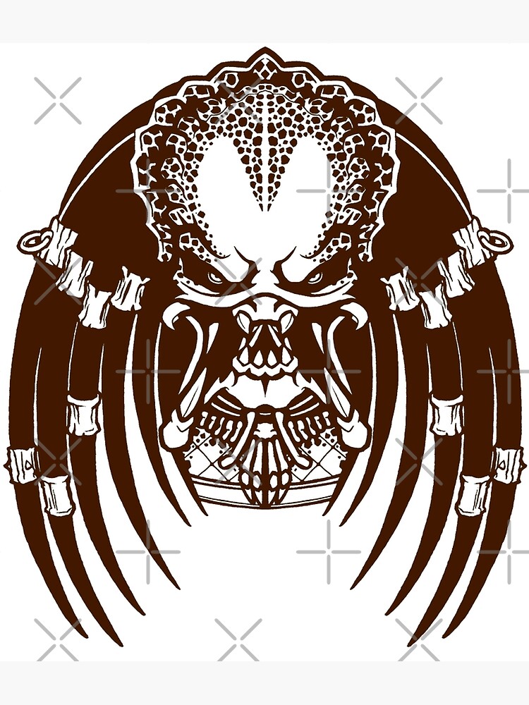 "Predator symbol logo movie 3" Poster for Sale by masylom | Redbubble