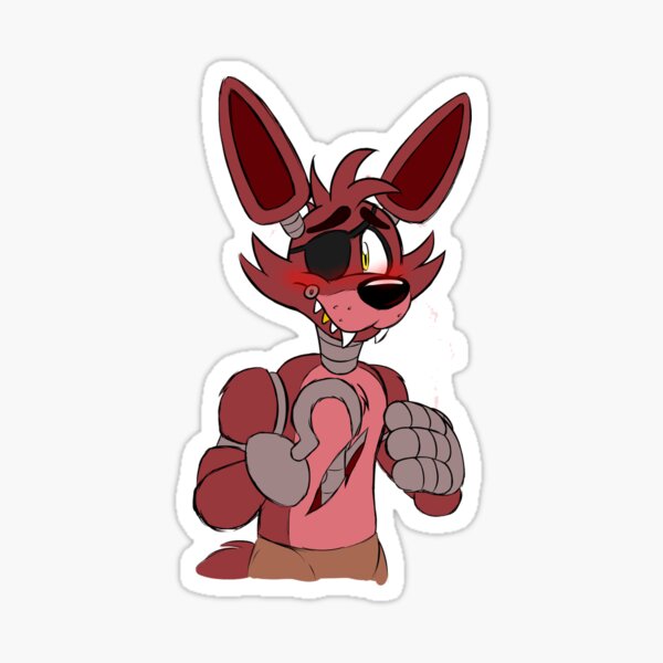 "Foxy foxy " Sticker for Sale by YoungDsun | Redbubble