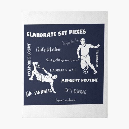 "Trick Plays and Elaborate set pieces" Art Board Print by JordanHick ...