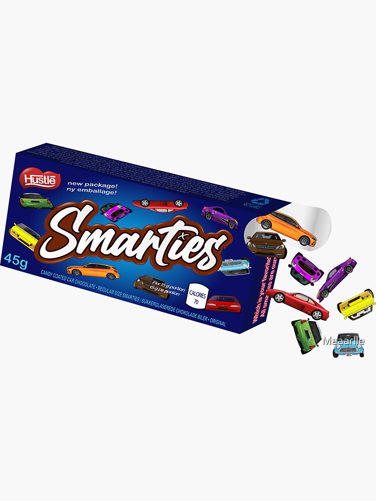 "Smartie's Car collection" Sticker by Maaarlle | Redbubble