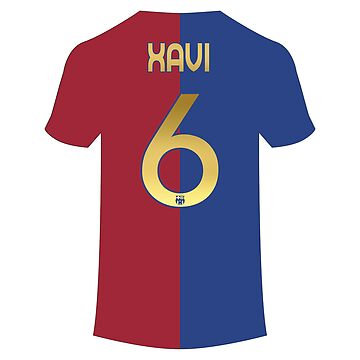 "Xavi - Barcelona 07 Home Kit" Sticker for Sale by On Target Sports ...