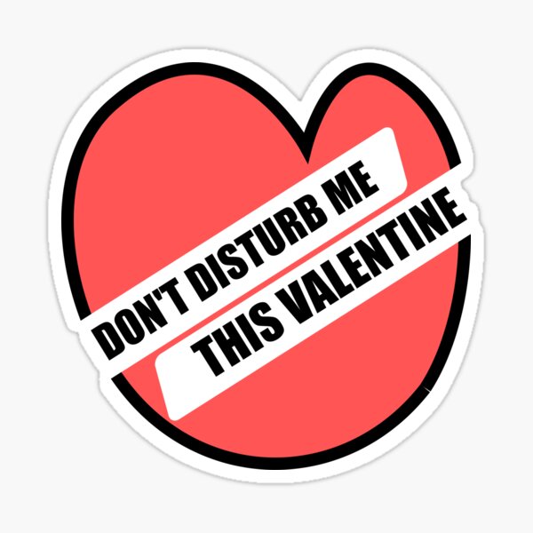 "do not disturb" Sticker by BISWARUP | Redbubble