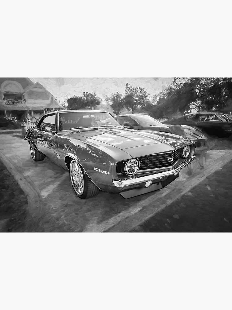 "1969 Blue Camaro SS LS3" Poster for Sale by RichFrancoCars | Redbubble