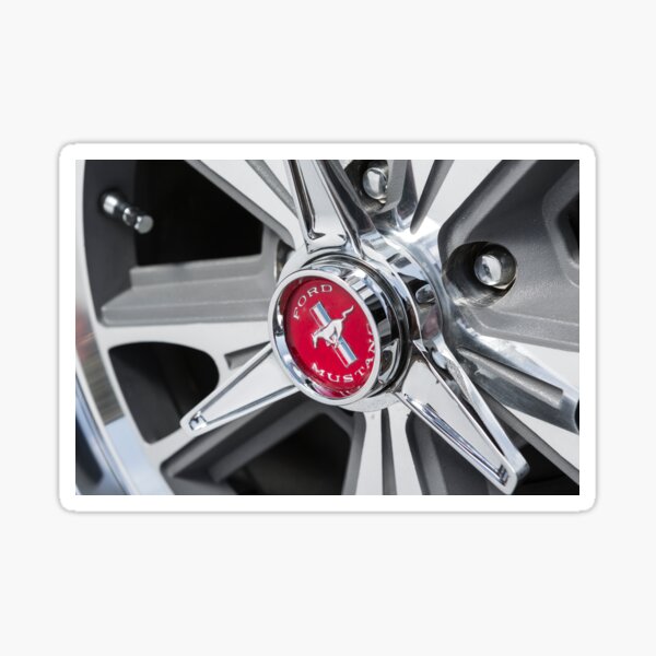"Ford Mustang Alloy Wheel " Sticker for Sale by HoskingInd | Redbubble
