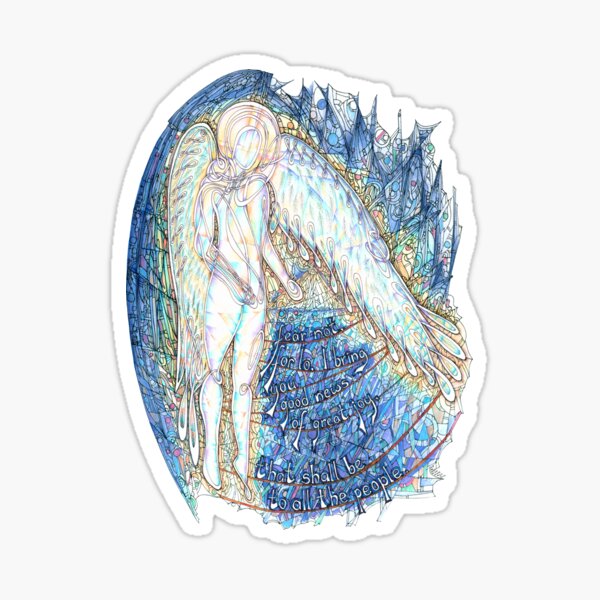 "Fear Not" Sticker by lindscriptorium | Redbubble