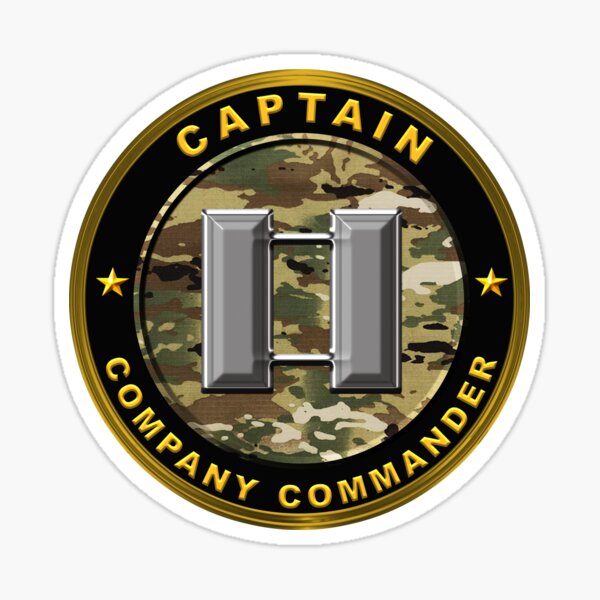 " Army Captain " Sticker for Sale by SoldierAlways | Redbubble