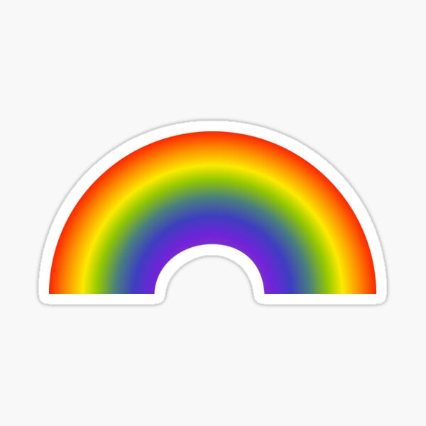 "Rainbow" Sticker by deanworld | Redbubble