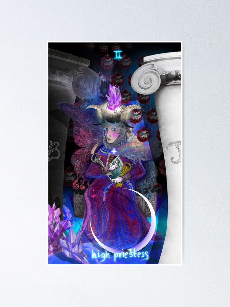 "High Priestess" Poster for Sale by Oparina | Redbubble