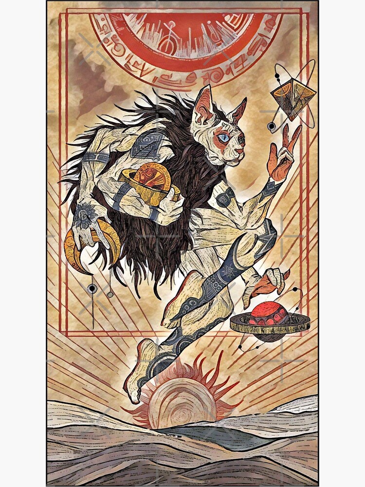 "Fantasy Sphynx Mythology God" Sticker by Joudiaib | Redbubble