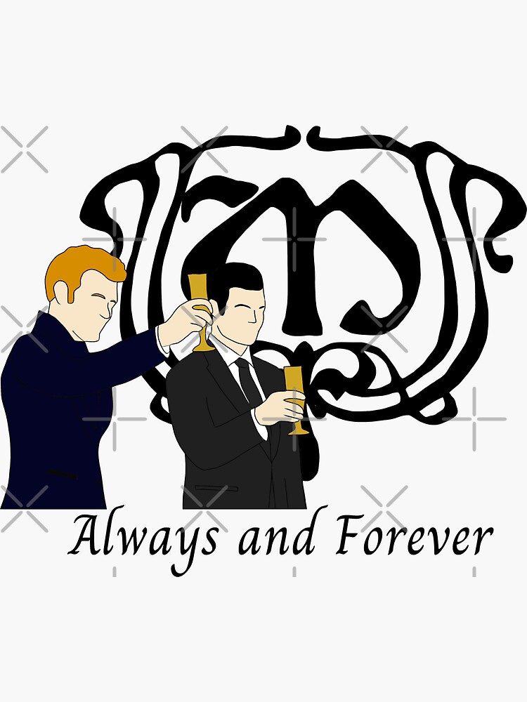 Pegatina «siempre y para siempre klaus y elijah mikaelson el símbolo de ...