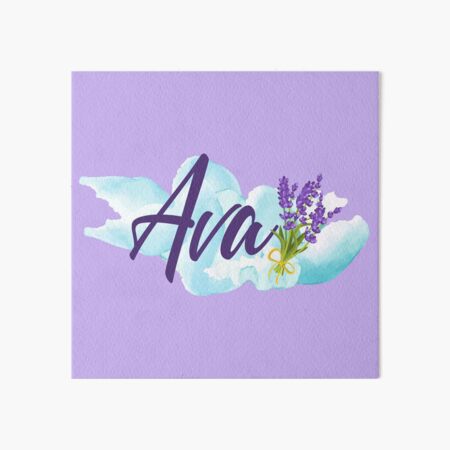 "Ava - a Female Name, Hand Lettering Calligraphy Graphic Name with ...