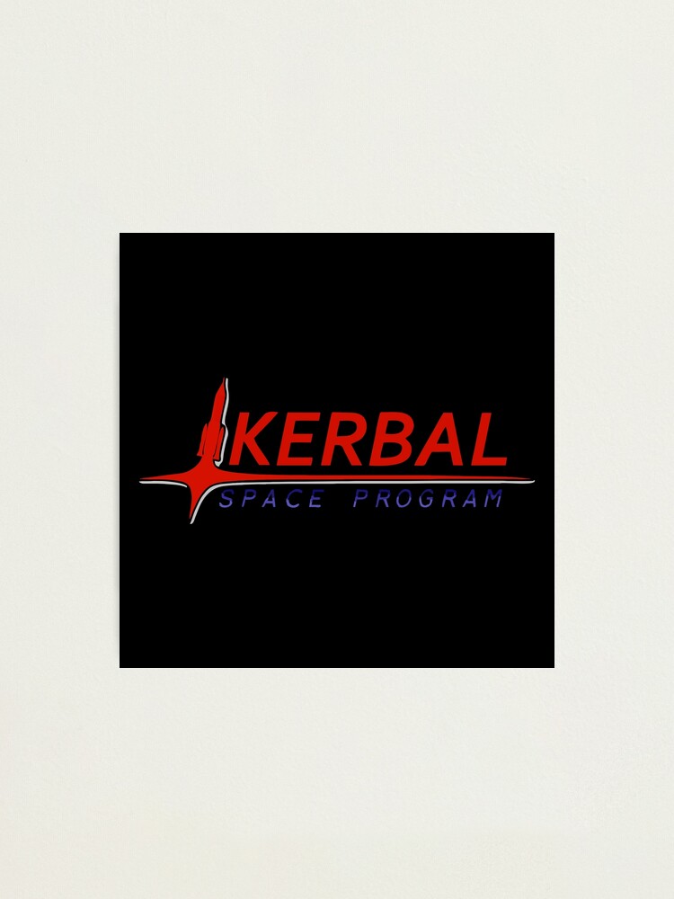 "Kerbal Space Program Logo" Photographic Print by fariplit | Redbubble