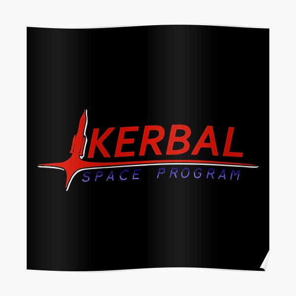 "Kerbal Space Program Logo" Poster for Sale by fariplit | Redbubble