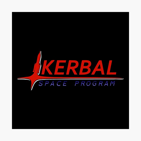 "Kerbal Space Program Logo" Photographic Print by fariplit | Redbubble