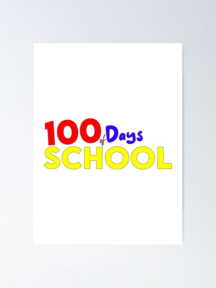 Póster «100 dias de escuela-jardin de infantes, uniforme escolar ...