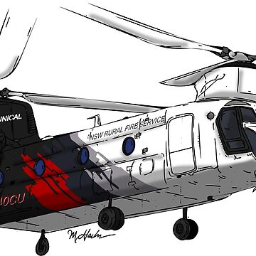 "Chinook Coulson-Unical N40CU" Sticker for Sale by Statepallets | Redbubble
