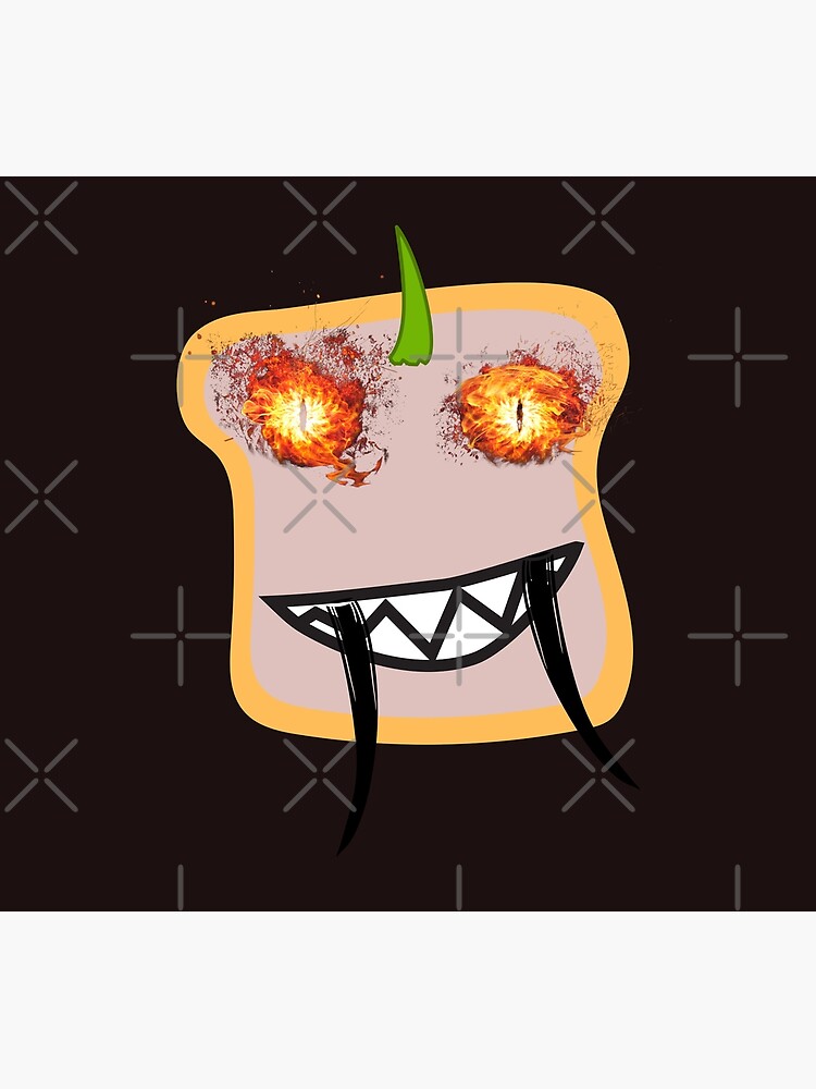 "evil toast r" Poster for Sale by Happy-Child | Redbubble
