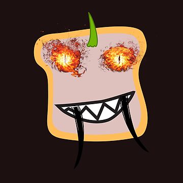 "evil toast r" Poster for Sale by Happy-Child | Redbubble