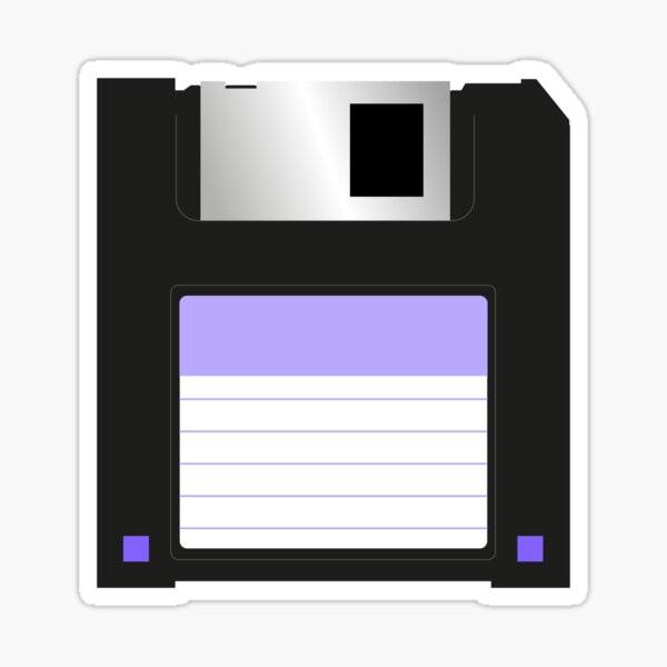 "Floppy Disk Front" Sticker for Sale by Dr-Faustus | Redbubble