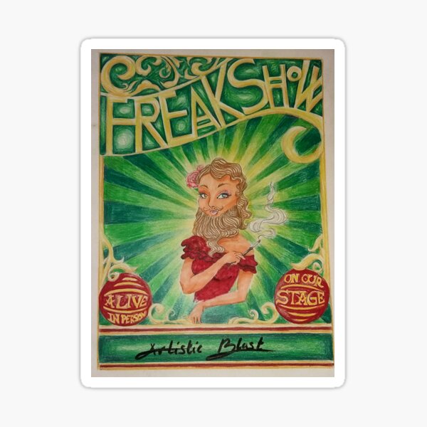 "show poster" Sticker by MMartinezArt | Redbubble