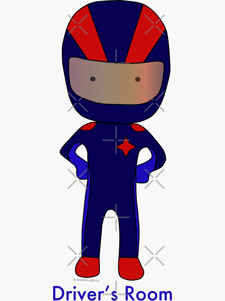 "Driver’s room - DoodleAndDrive" Sticker for Sale by DoodleAndDrive ...