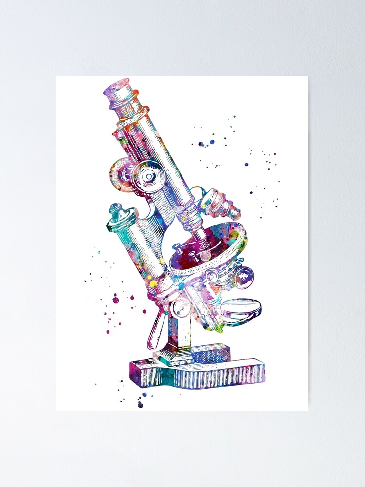 "Vintage Old school Microscope" Poster for Sale by EvasDreams | Redbubble